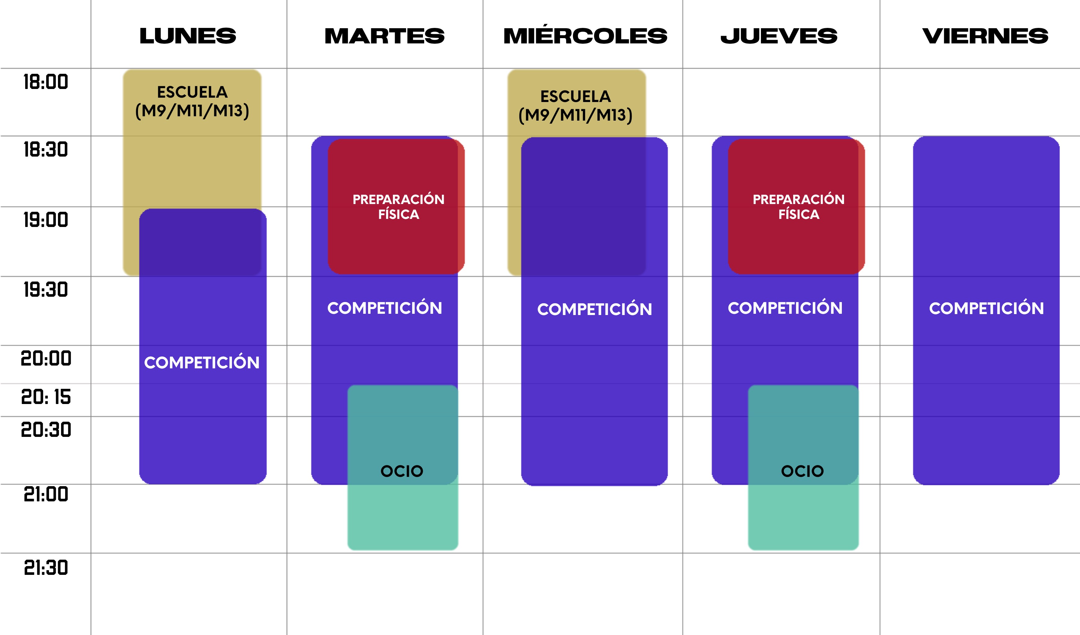 HORARIOS Y TARIFAS - CELC